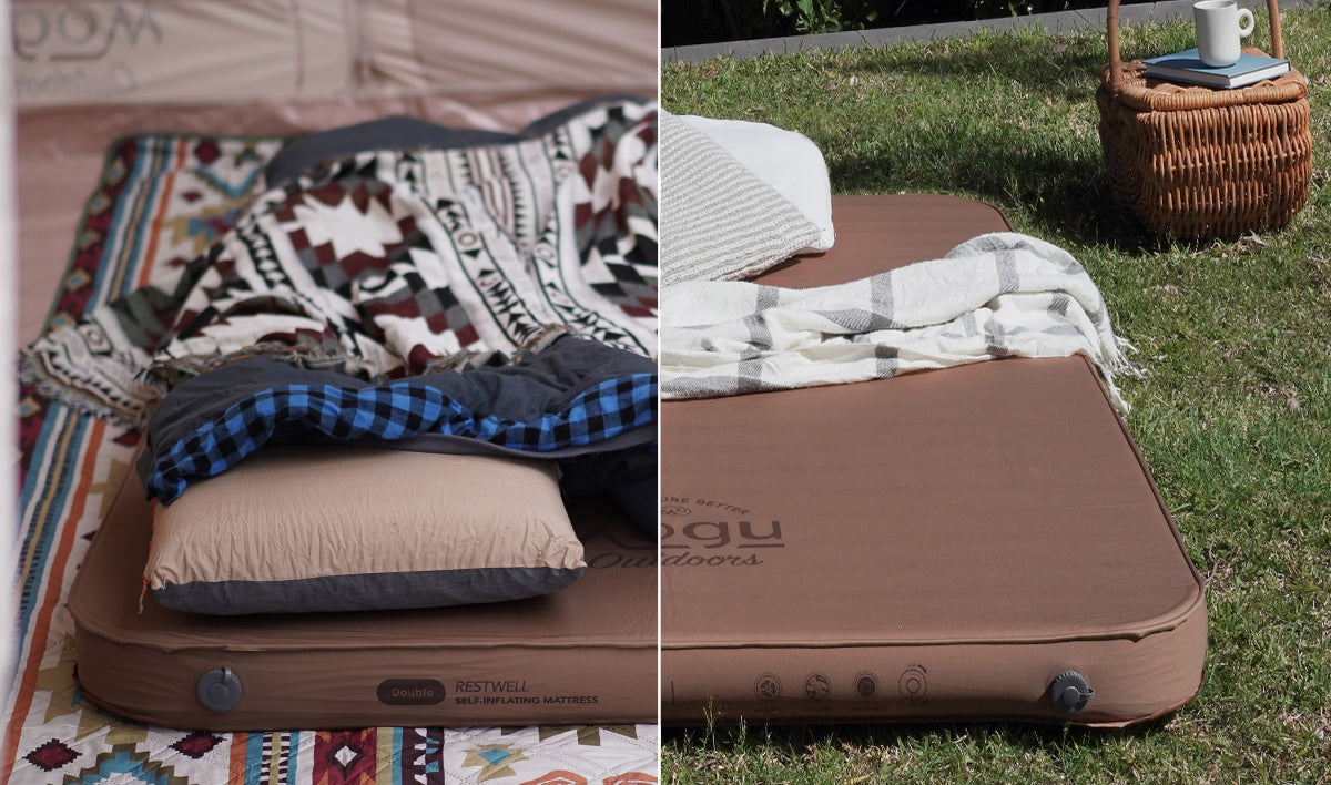 Self-Inflating Camp Mattress Single - Ultimate Comfort - Restwell ...